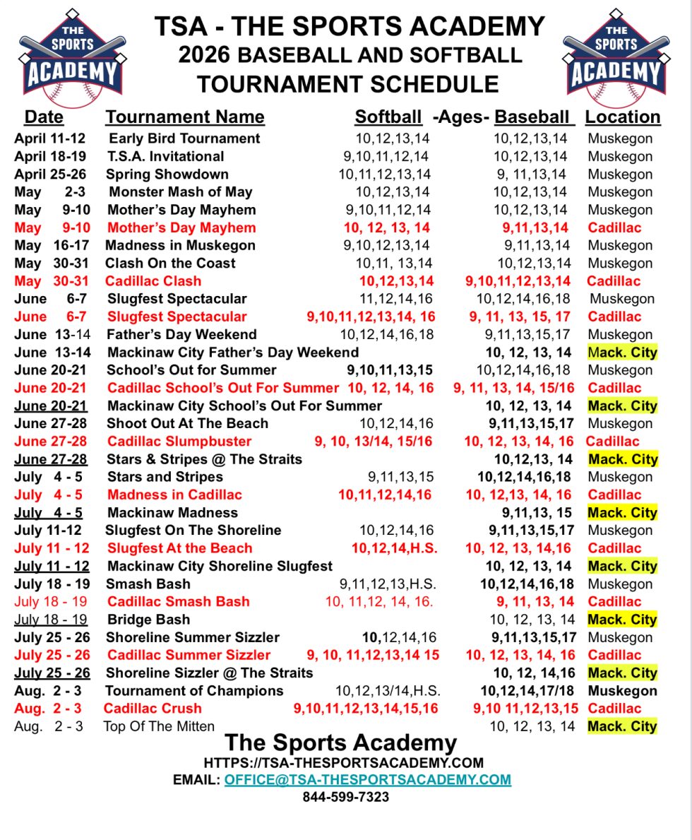 Baseball Tournament Info - TSA | The Sports Academy